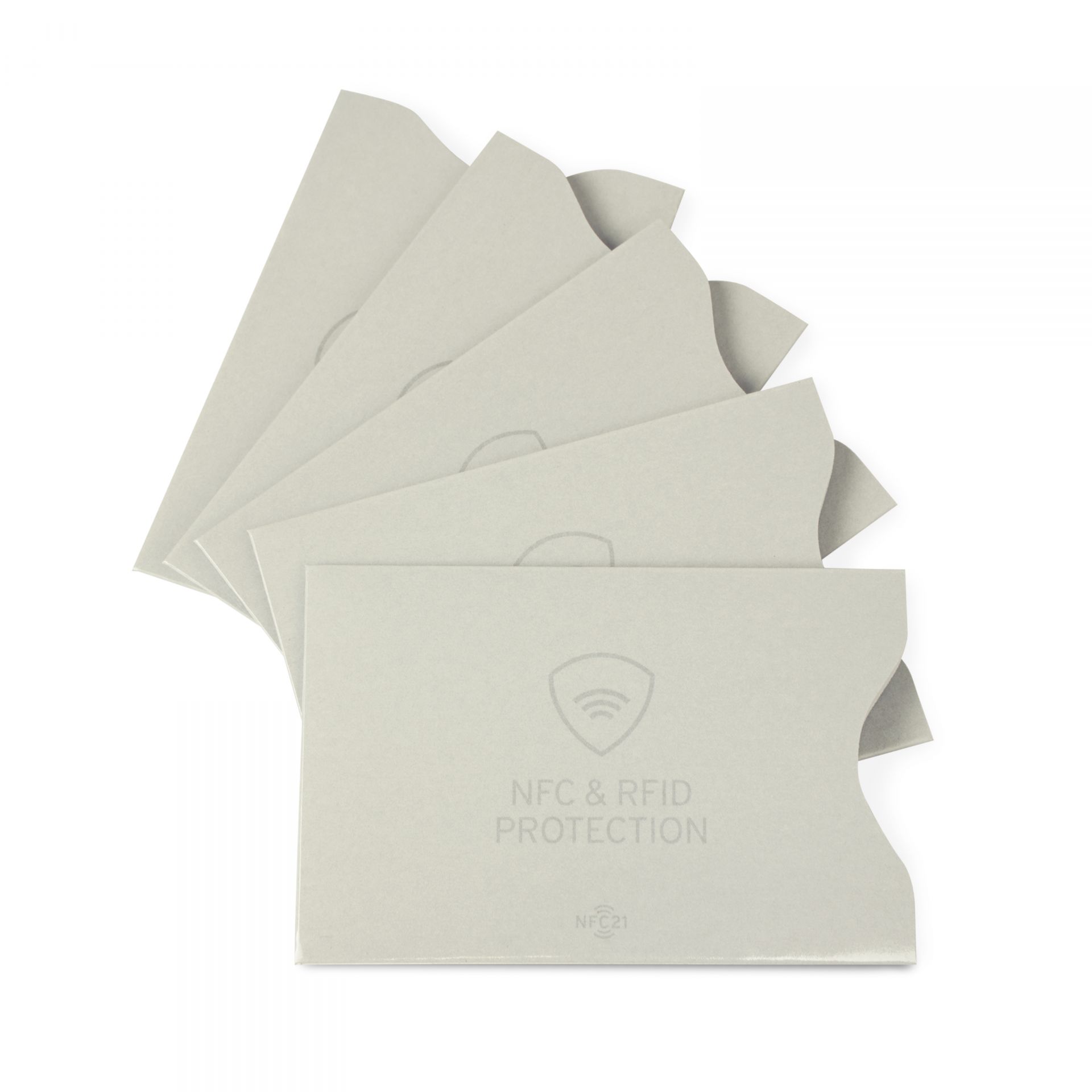 NFC Card Protector - 90 x 60 mm - NFC Blocker - 5 pieces - black ...